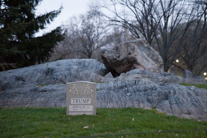 Now We Know Who Created the Donald Trump Headstone