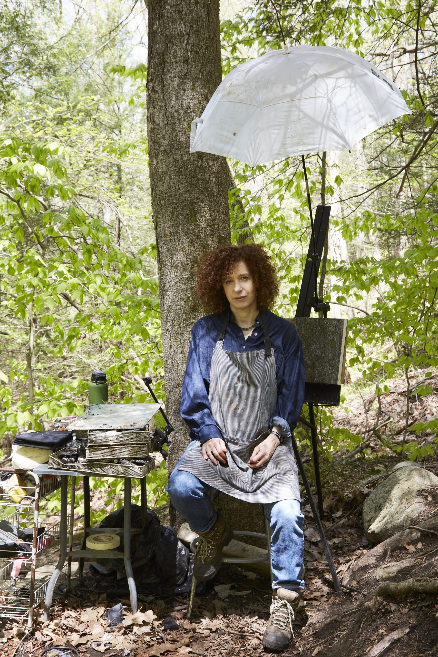 How Artist Ellen Altfest Built a Fully Functioning Studio Outdoors—and ...
