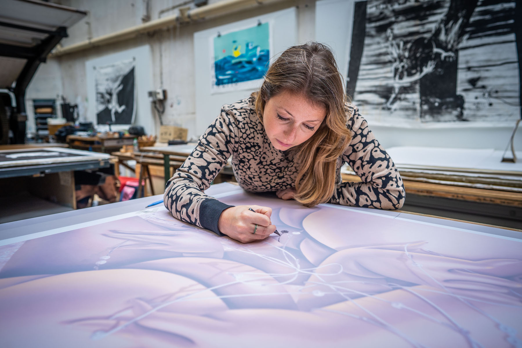 How Does Rising Artist Sarah Slappey Stay Mellow While Painting Scenes ...