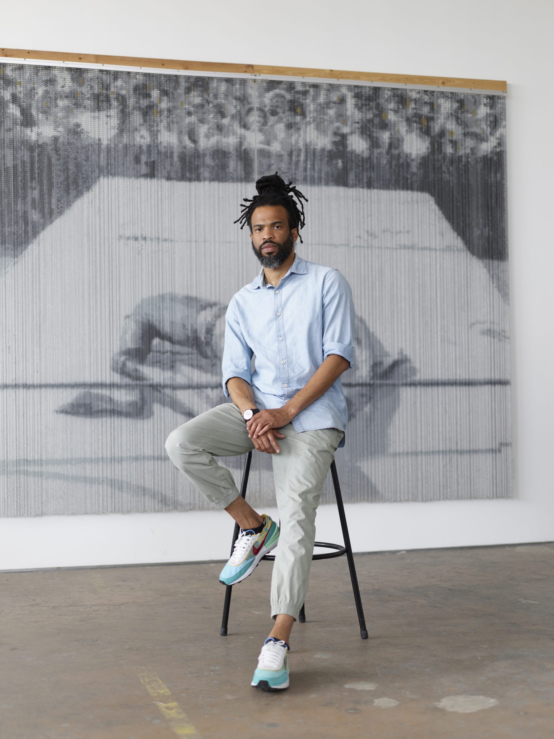 In His Downtown L.A. Studio, Artist Cosmo Whyte Works Nights Surrounded ...