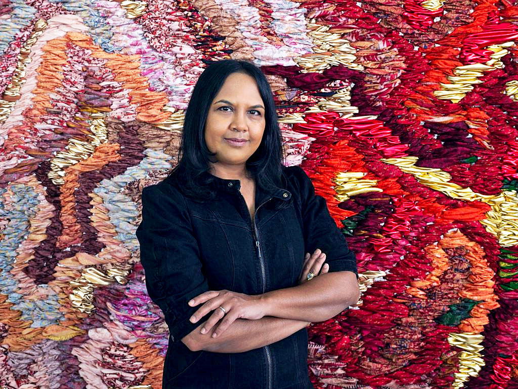 In Her Los Angeles Studio, Suchitra Mattai Weaves Vibrant Tapestries ...