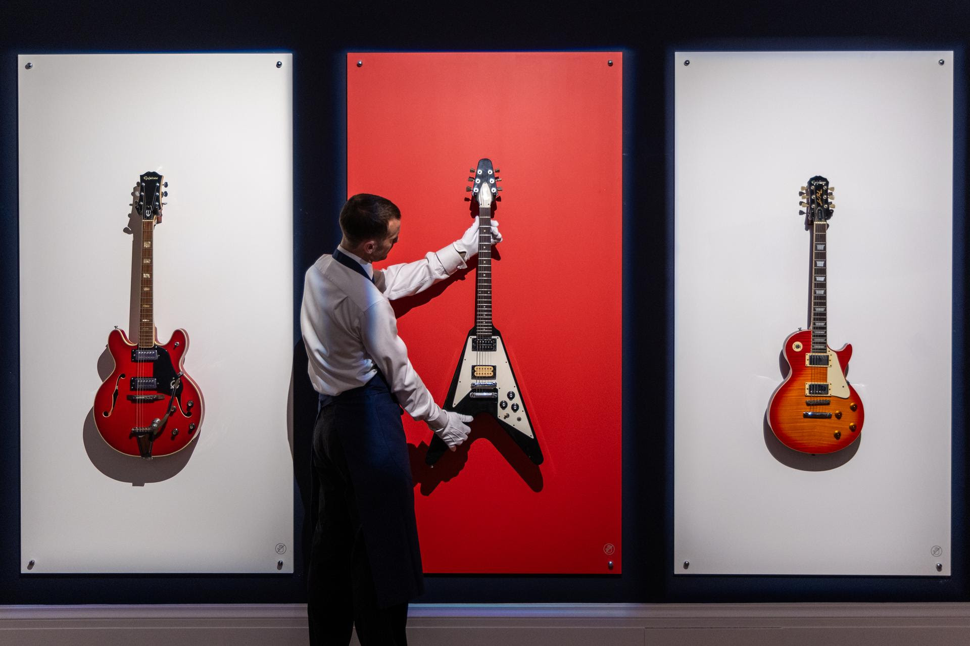 Oasis Guitars Smash Expectations at Auction